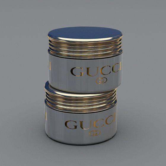 Low Poly GUCCI Perfume Bottle 3D Model