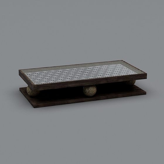 Zen-Inspired Coffee Table 3D model