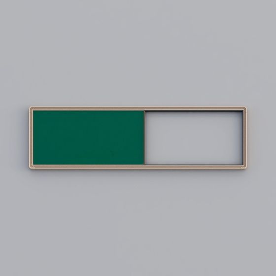 Stylish Split Panel 3D model for Modern Designs
