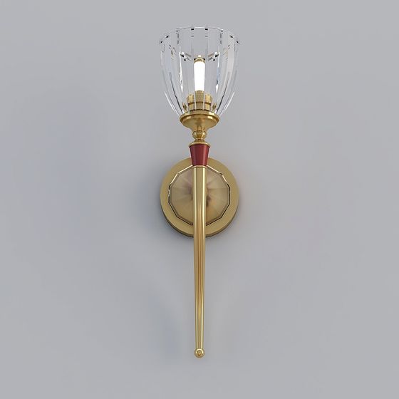 Elegant Modern Wall Lamp 3D model