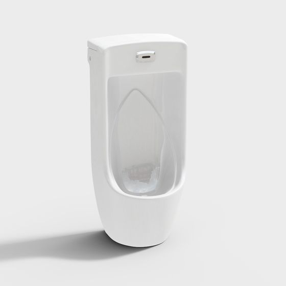 Stylish Low-Poly Urinal 3D model Design