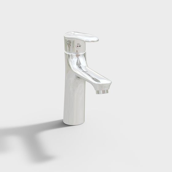 Elegant Low-Polygon Tap 3D model for Modern Spaces