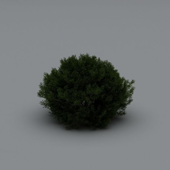 Vibrant Pine Tree 3D model for Creative Projects