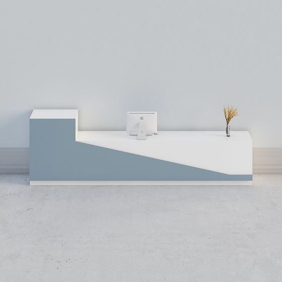Modern Reception Desk 3D model