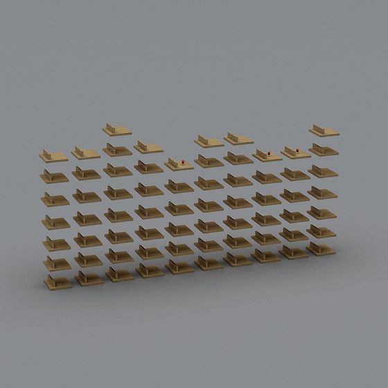 Modular Building Components 3D Model