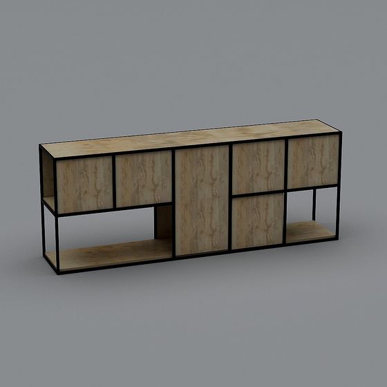 City Window Display Cabinet 3D model