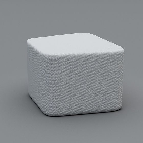 High-Detail Low-Poly Cube 3D model