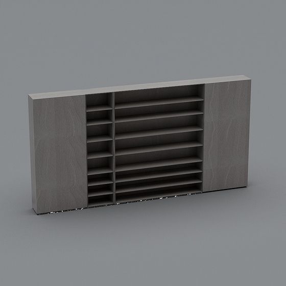 Luxury Office Front Desk 3D Model – Modern Free