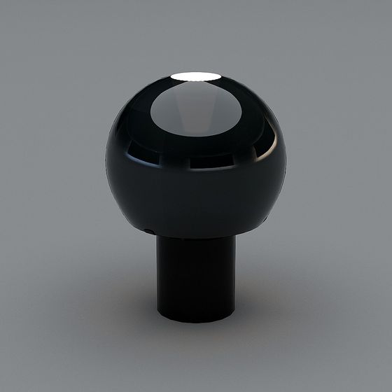 Sphere Light 3D Model - Low-Poly High Detail