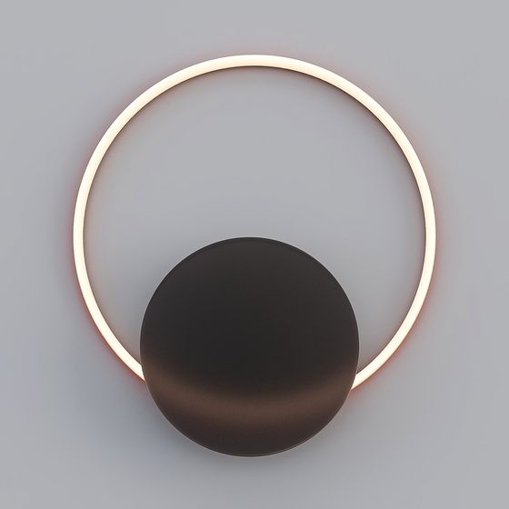 Elegant Illuminated Ring 3D model for Modern Design