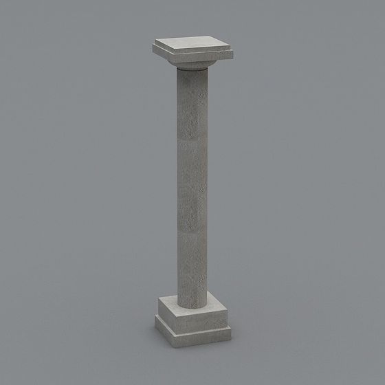 Ancient Roman Column 3D Model