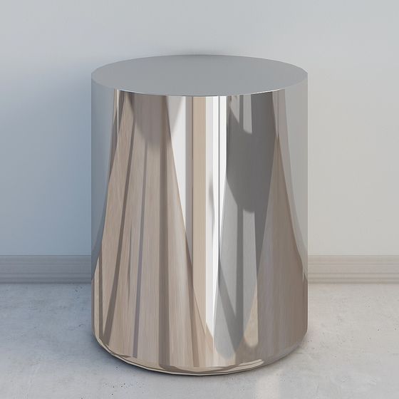 Elegant Prismatic Round Table 3D model for Creative Projects