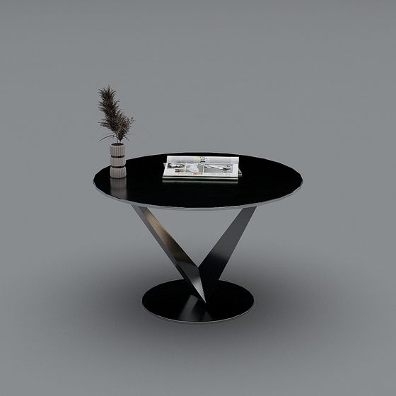 V-Shaped Table 3D model for Modern Interiors