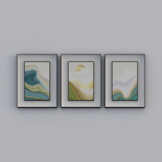 Abstract Art Series 3D Model for Creative Projects
