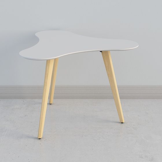 Sleek Low-Poly Side Table 3D Model