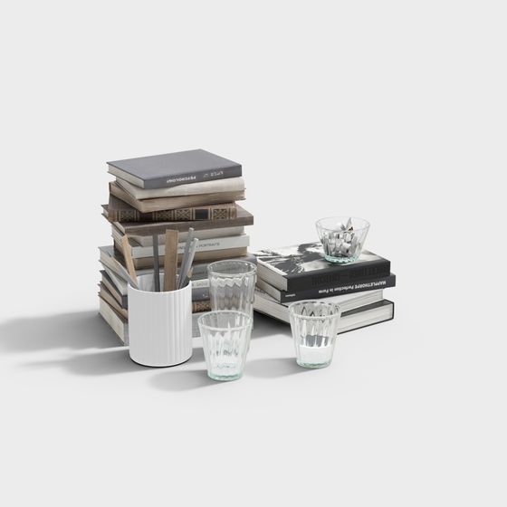 Library Corner 3D model for Tranquil Spaces