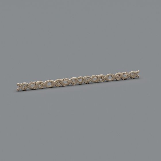 Vintage Scroll 3D model