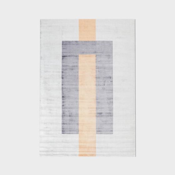 Geometric Low-Poly Carpet 3D Model – Gradient Textured Rug