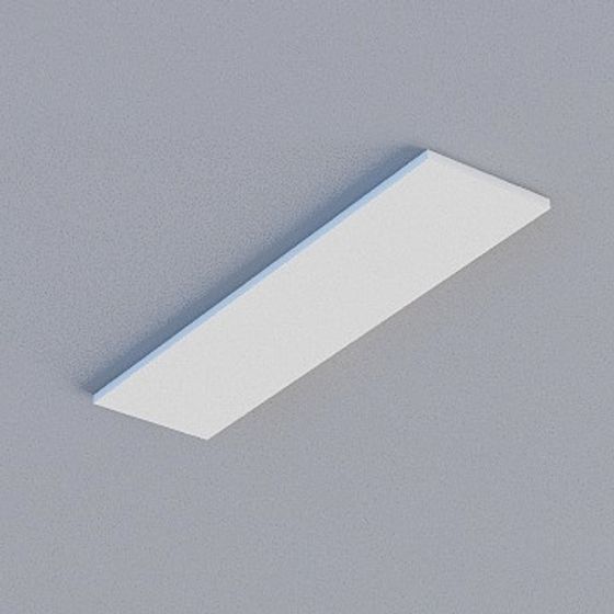 Frameless Honeycomb Panel 3D Model – Greek Crystal White