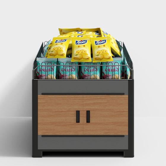 Stylish Snack Display Stand 3D model