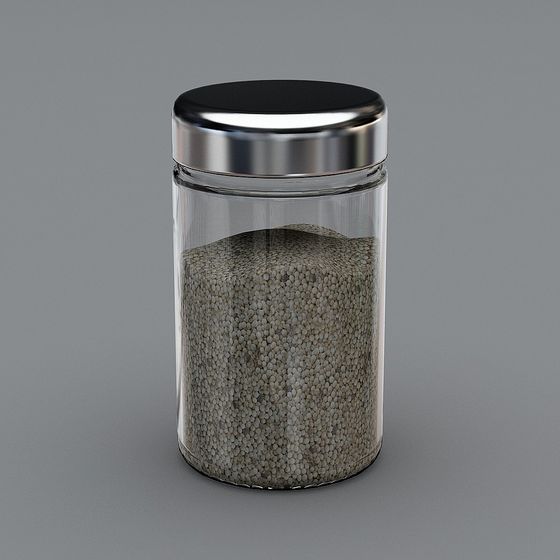 Realistic Glass Jar 3D model for Creative Projects