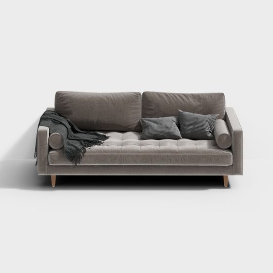 Modern Low-Poly Sofa 3D model for Creative Designs