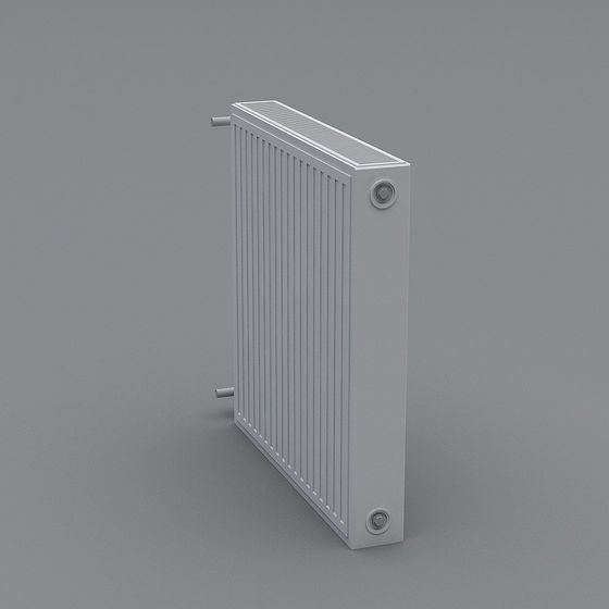 Stylish Low-Polygon Radiator 3D model