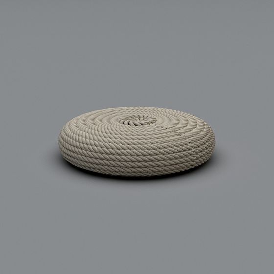 Rope Cushion 3D model for Creative Designs