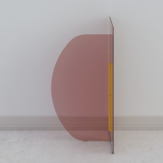 Arc Screen 3D model - Low Poly High Detail