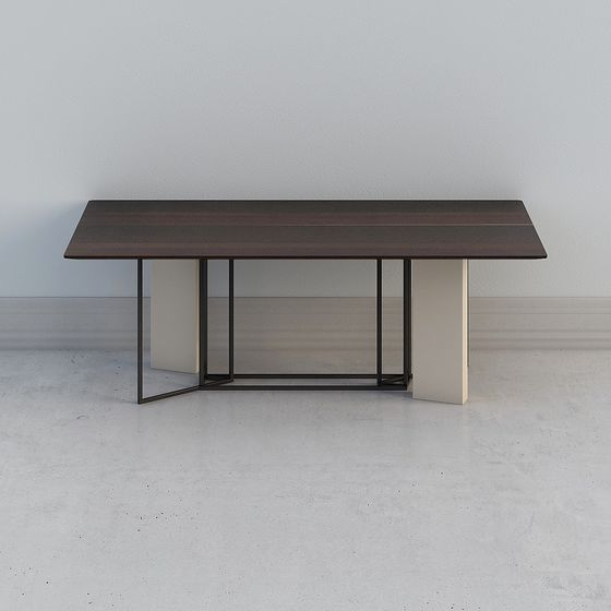 Urban Style Dining Table 3D model