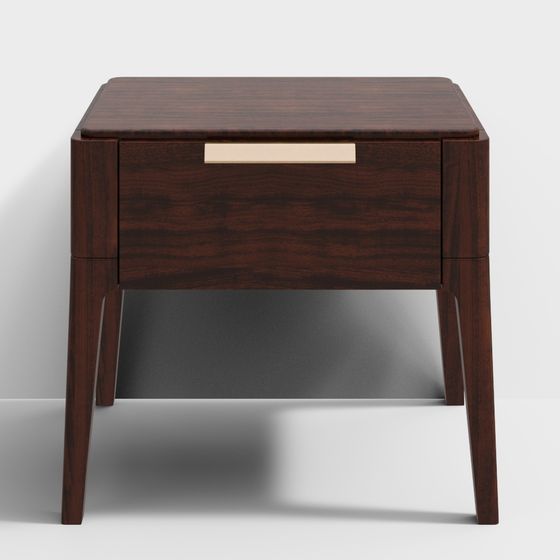 Elegant Simple Side Table 3D model for Contemporary Designs