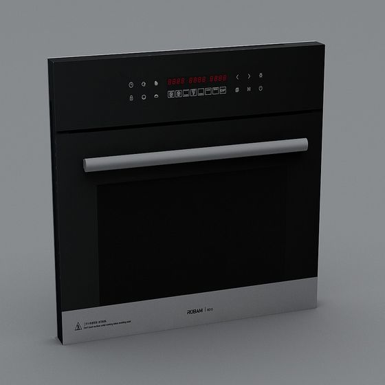 Sleek Embedded Oven 3D Model – Modern Kitchen Appliance
