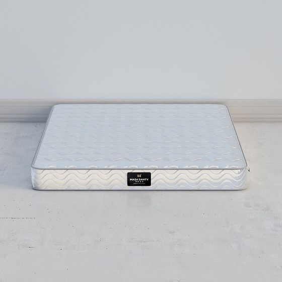 Low Poly Stylish Mattress 3D model