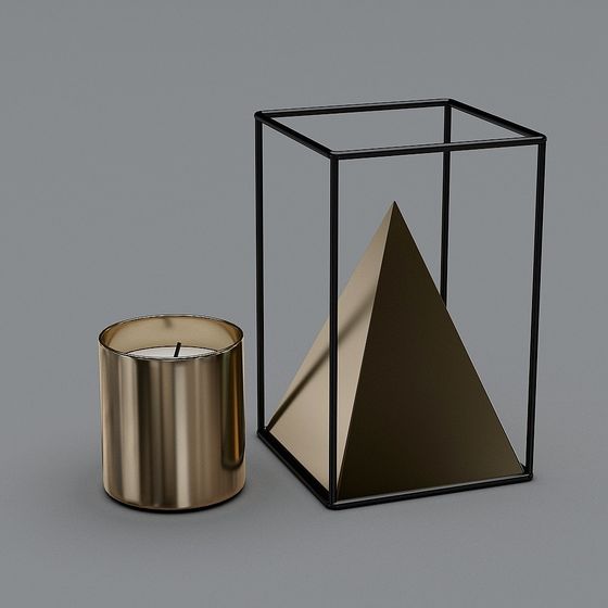 Light and Geometry 3D model for Creative Projects