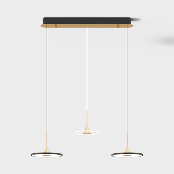 Unique Minimalist 3D Model Chandelier