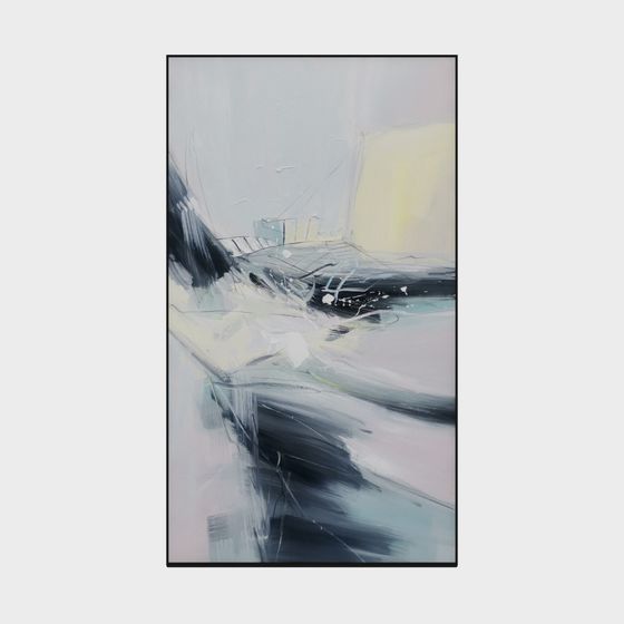 Abstract Gallery 3D model for Modern Art Integration