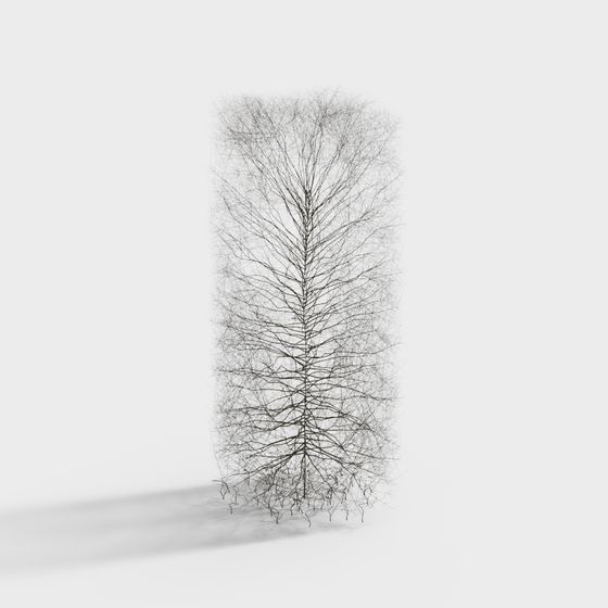 Elegant Branching Tree 3D Model for Creative Projects