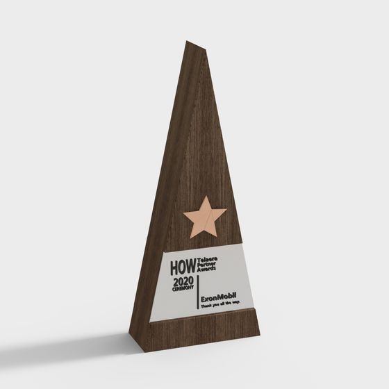 Stunning Low-Poly Trophy 3D Model for Creative Use