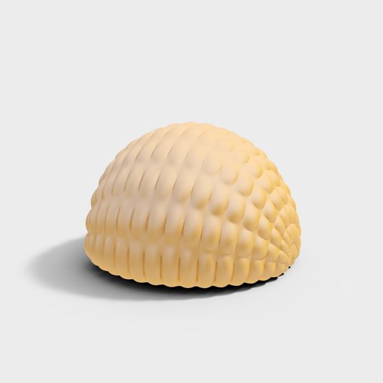 Realistic Low-Poly Shell 3D model