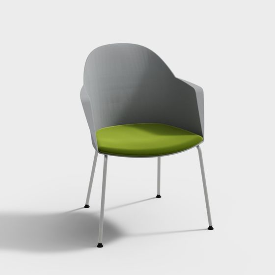 Urban Green Shade Chair 3D model for Modern Interiors