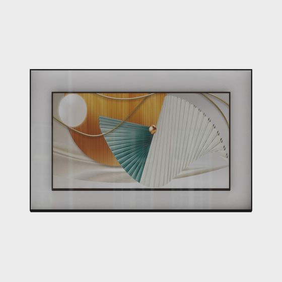 Fan Shadow 3D model - Minimalist Design