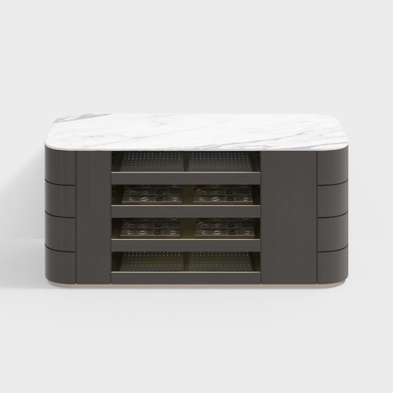 City Window Display Cabinet 3D model
