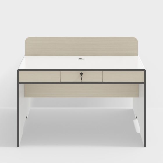 Urban Workspace Desk 3D model for Modern Offices