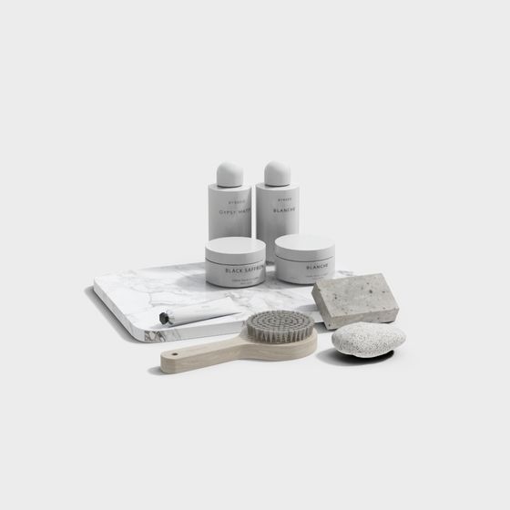 Spa Retreat 3D model with Minimalist Design