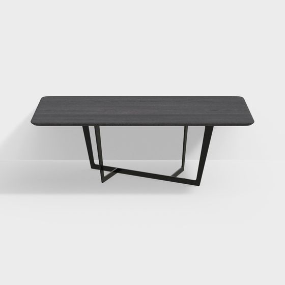 Urban Style Dining Table 3D model