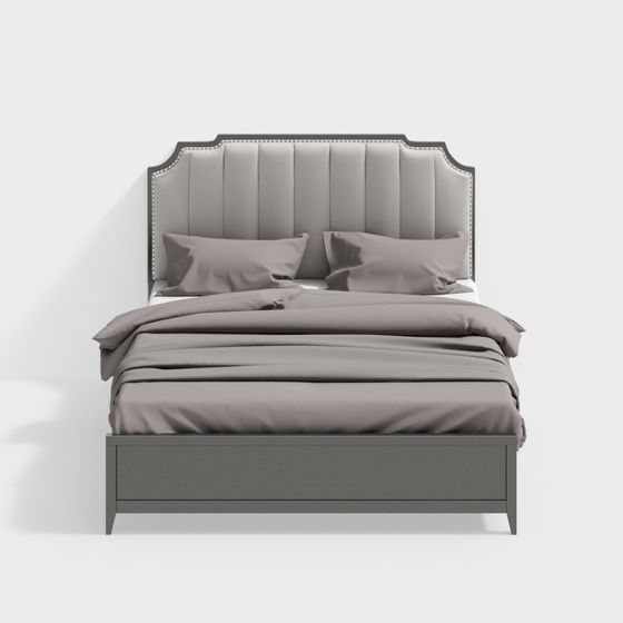 Elegant Rest Bed 3D model