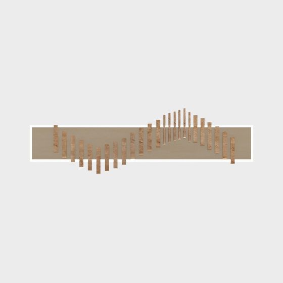 Wavy Wooden Slats 3D model for Creative Projects