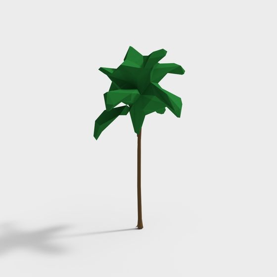 Vibrant Palm Tree 3D Model