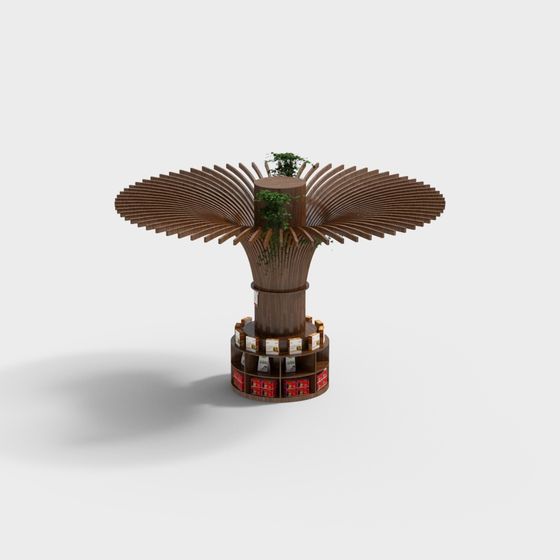 Air Garden Low Poly High Detail 3D Model