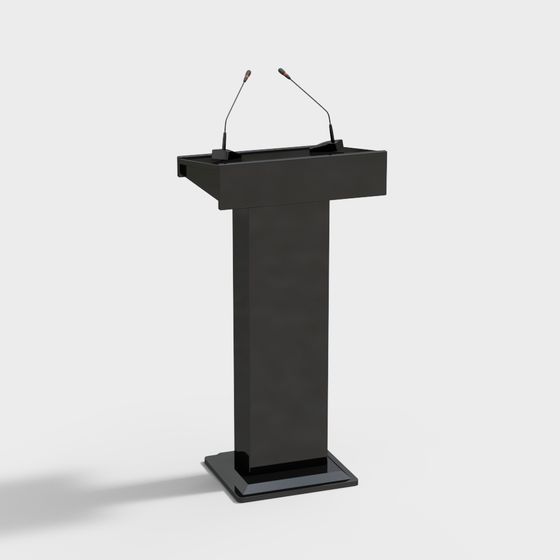 Minimalist Podium 3D Model for Creative Projects